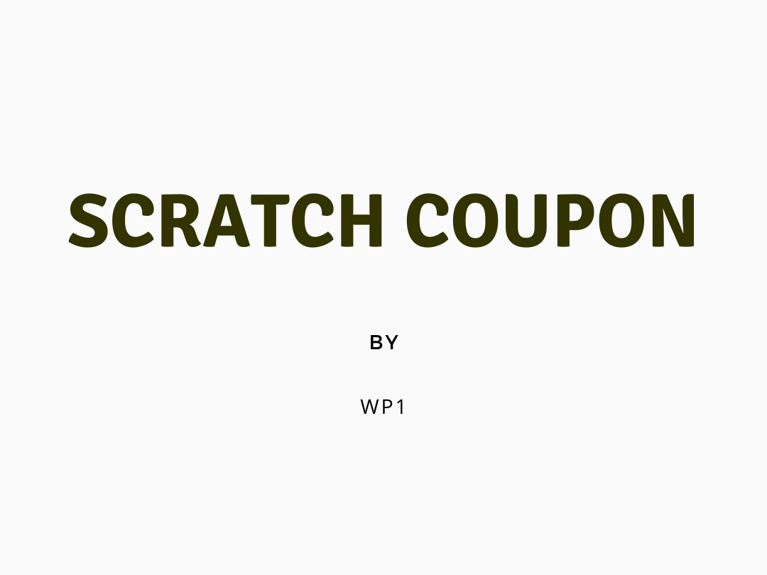 Scratch Coupon - InfoBahn